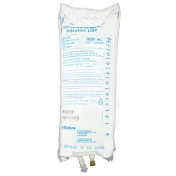 Lactated Ringer's Injections USP 1000ml (16620)