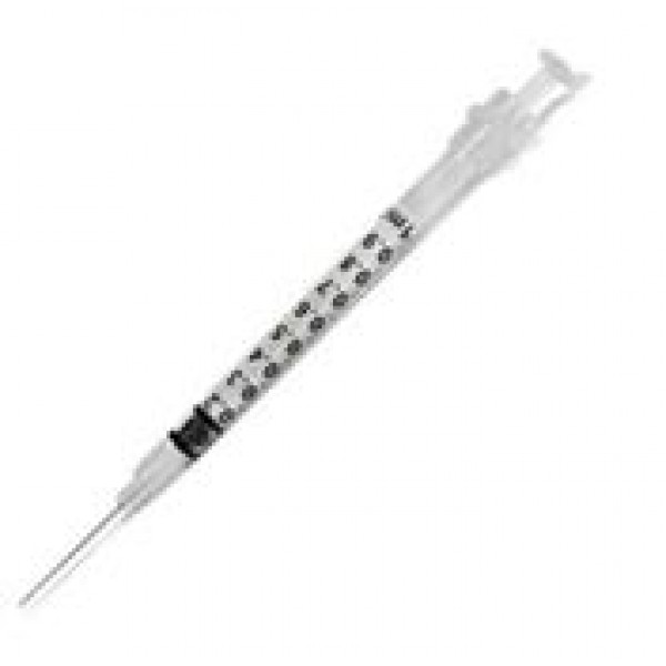 Tuberculin Syringe/Needle 1cc 25ga 1,000/Cs (13624)