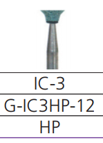 Finishing and Polishing Bur - Green Stone IC-3 (12/pk) (27236)