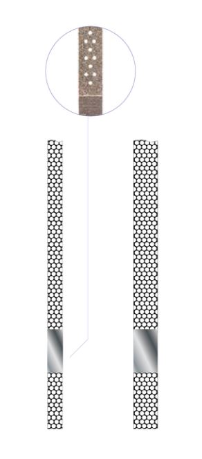 Diamond Strips SS Special Perforated (6pk) (32486)