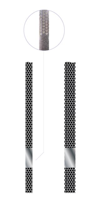 Diamond Strips SS Perforated (6pk) (32487)