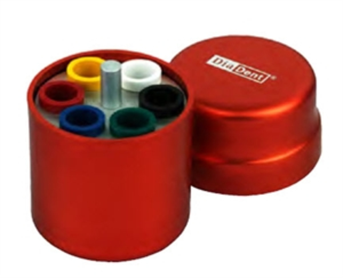 Aluminum Endo Box Round Type A Red (15502)