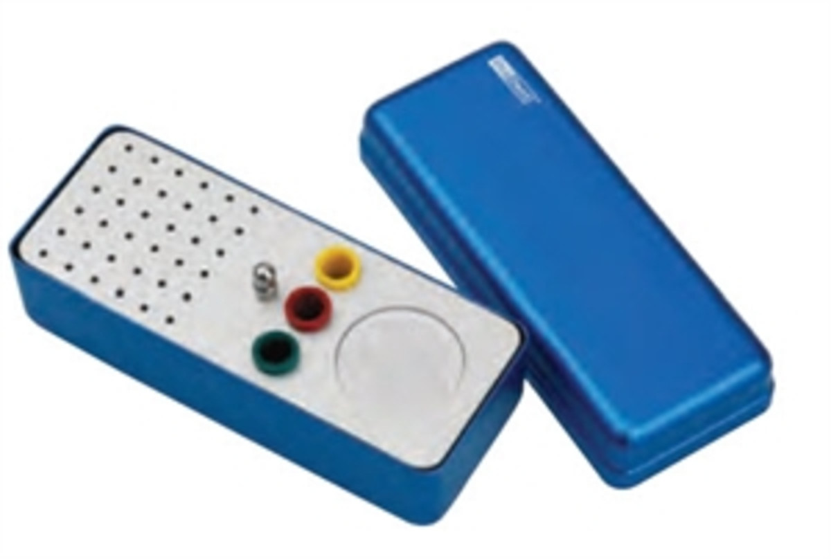 Aluminum Endo Box Oblong Type A Red (15504)