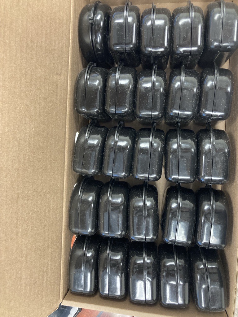 Pearlized Retainer Cases Black (25 ct) (40599)
