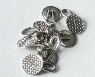 Caplin Hook - Button w. Eyelet (10 pack) (21176)