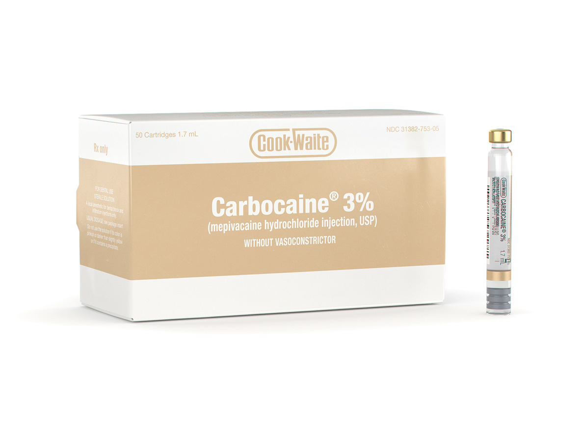 Carbocaine 3% Plain 50/Bx (12210)
