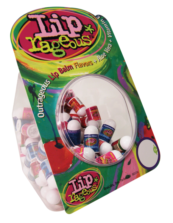 Lip Rageous Lip Balm Display 100/Unit (16687)