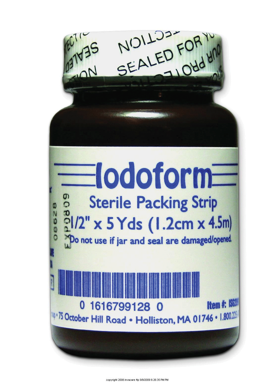 Iodoform Packing Strips 1/4" x 5 yds (13152)