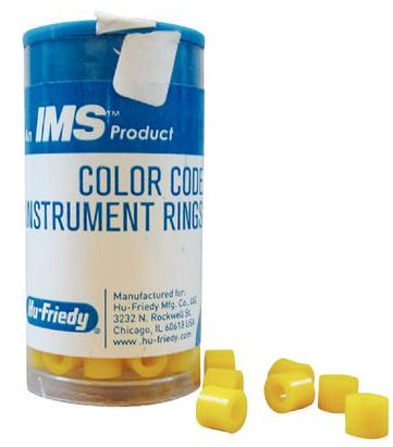 IMS Color Code Rings Yellow 50/Pk (15524)