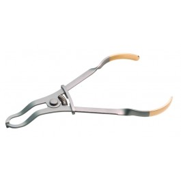 Ring Placement Forceps Silver Ivory Type (15333)