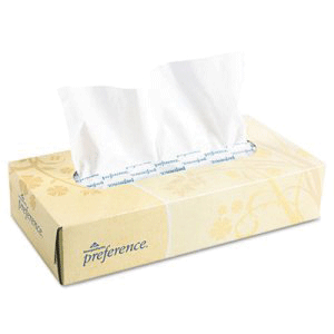 Pacific Blue-Select 2-Ply Facial Tissue 7.5x8.4 100/Pk x 30/Case (13307)