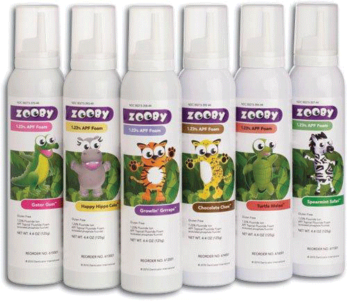 Zooby Turtle Melon Fluoride Foam (15768)