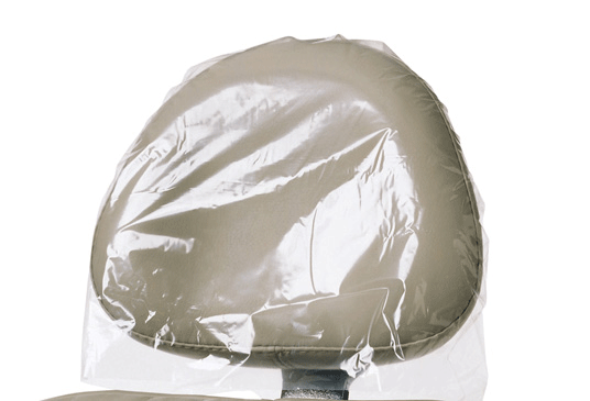 Pinnacle Plastic Headrest Cover 14" x 9.5" 250/Bx (404)