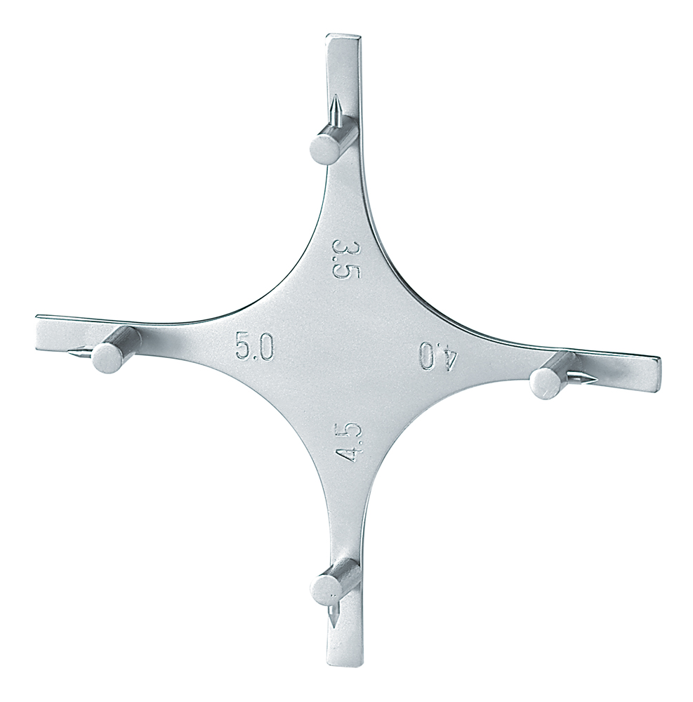 Bracket Positioning Gauge, With Metal Tips - 1 piece (24422)