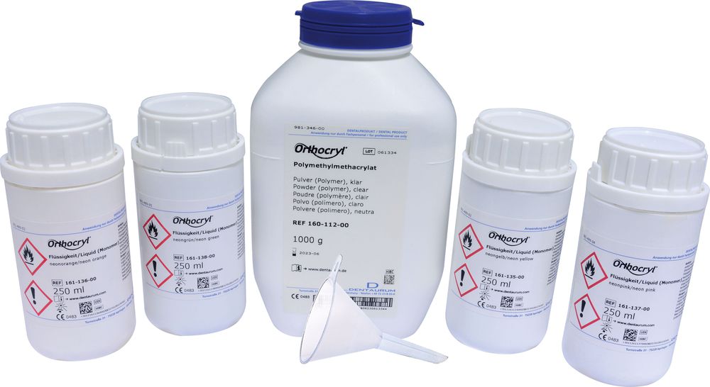 Dental Orthodontic Orthocryl Liquid Monomer 1000ml Clear Acrylic Resin ...