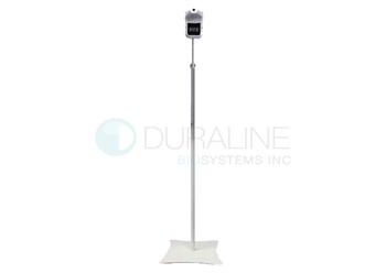 Heavy-Duty Steel Thermometer Stand, with 14 lb. base, white powder ...