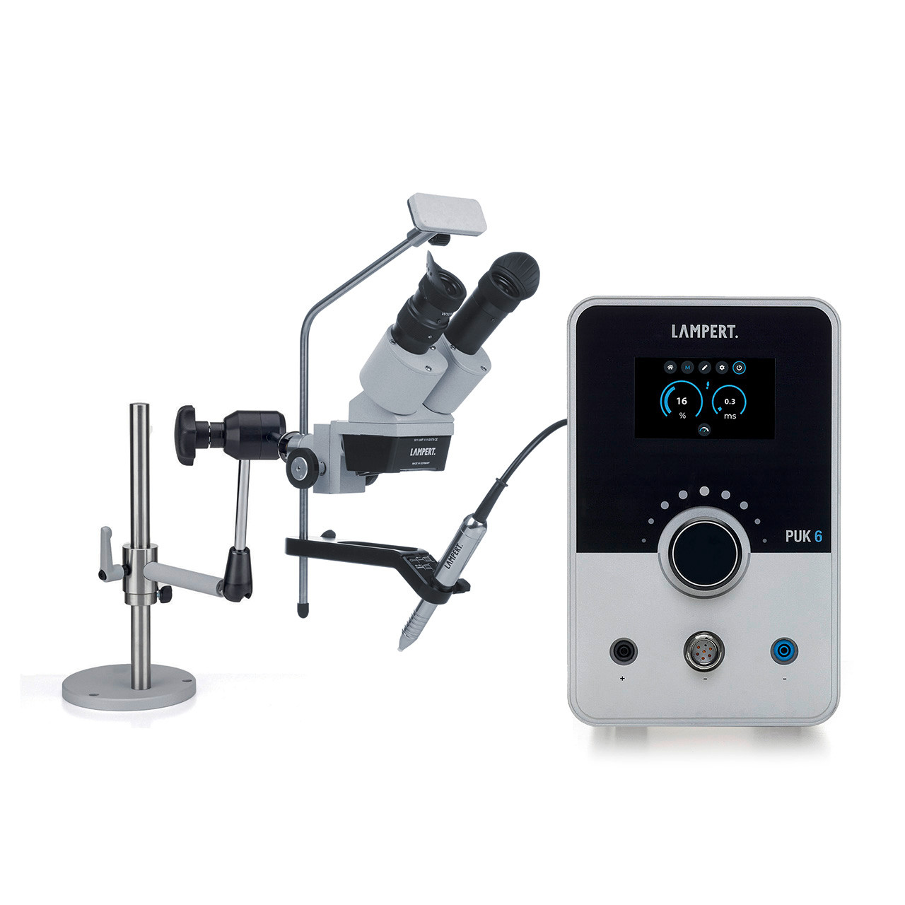 PUK 6 Welder with SMG5 Microscope, Articulating Arm and Flow Regulator ...