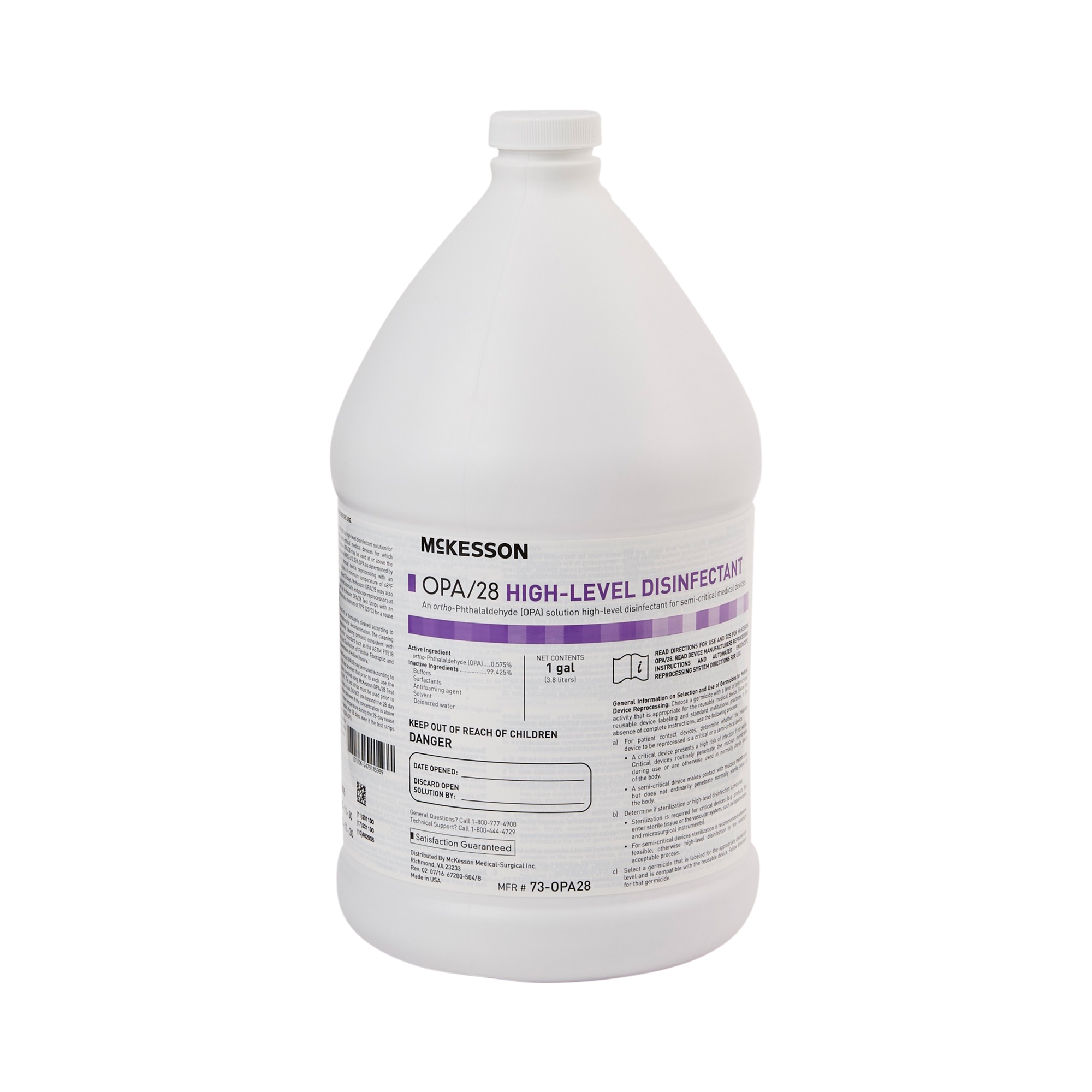 OPA High-Level Disinfectant MetriCide™ OPA Plus (1 Gal or Case of 4 ...