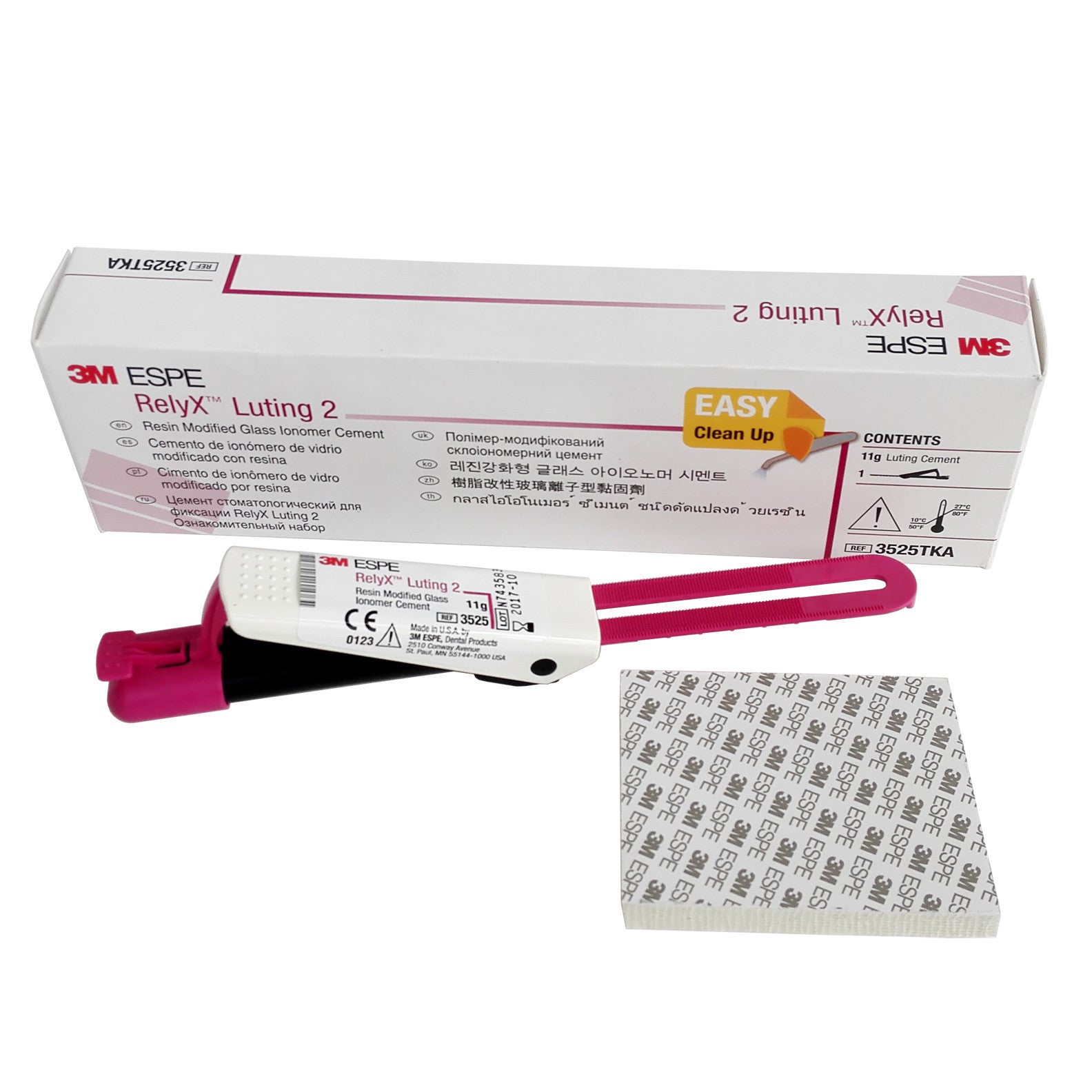 3M ESPE RelyX Luting 2 Cement Trial Kit 11 Gm Clicker Resin-Modified ...
