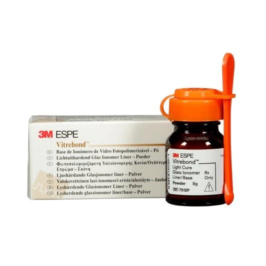 3M ESPE Vitrebond Powder Only Glass Ionomer Liner/Base 9gm Powder 7512P ...