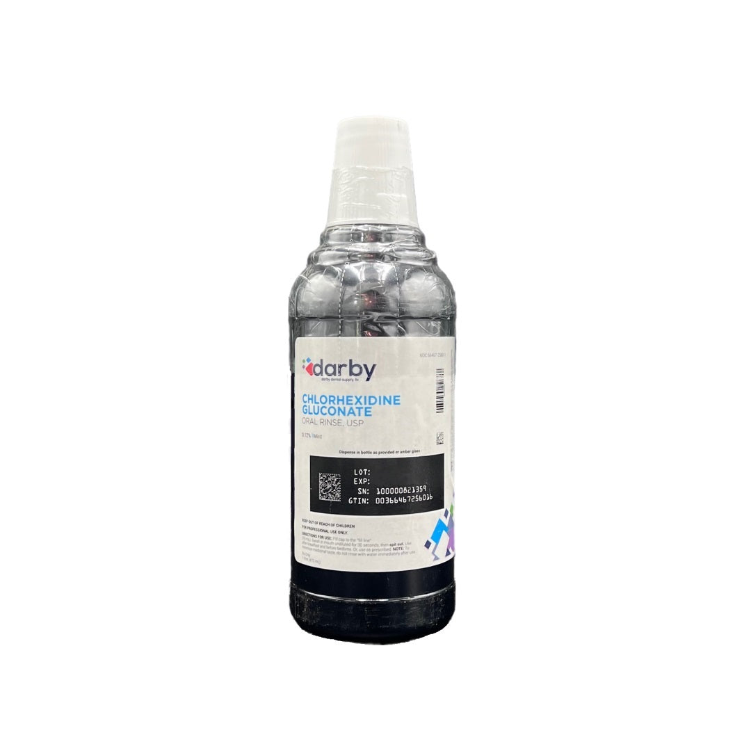 Darby Chlorhexidine Gluconate 0.12% Oral Rinse Mint Flavor Mouthwash ...