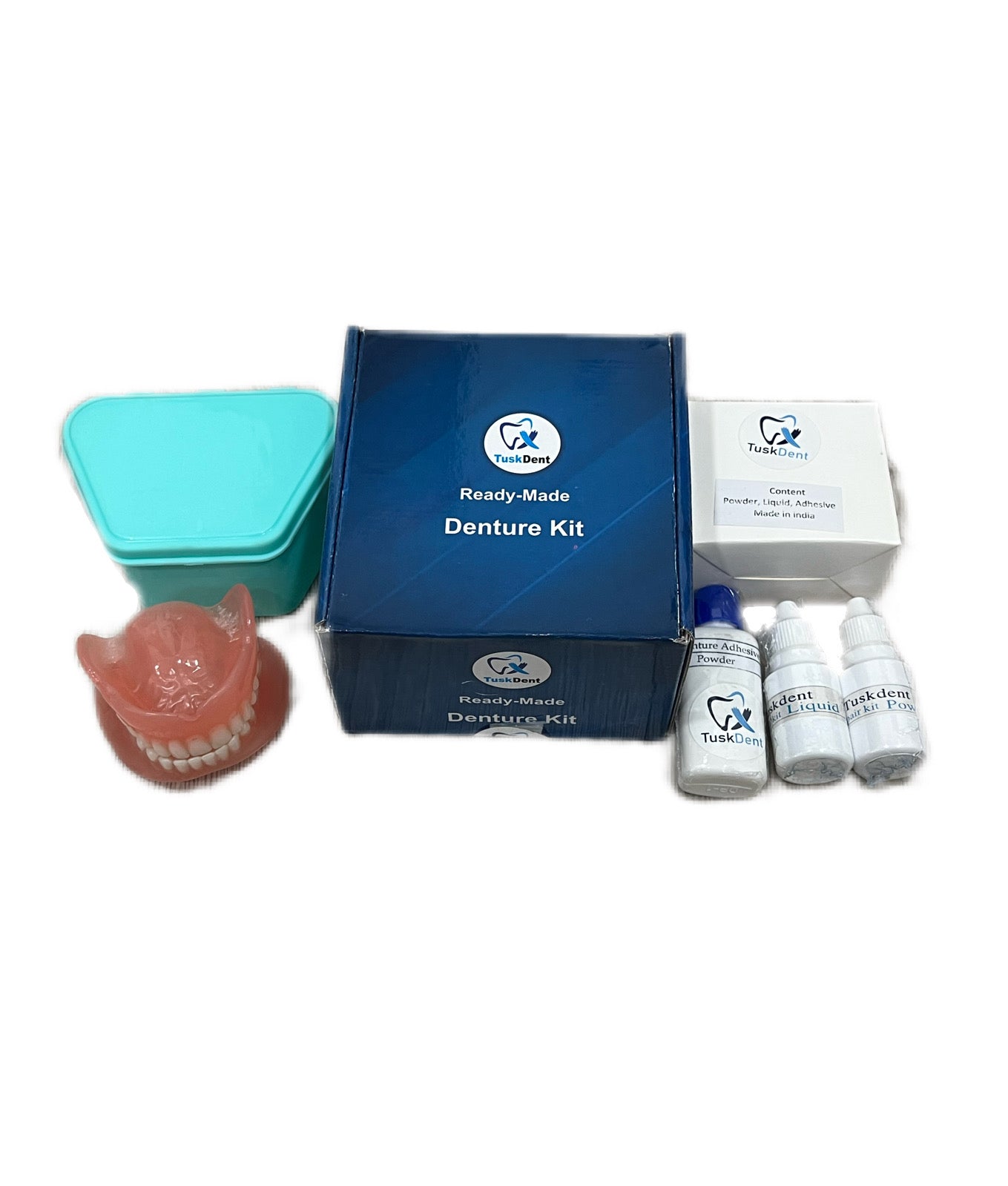 TuskDent Full Mouth Dentures Upper & Lower Kit (33875)