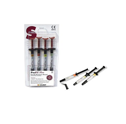 Silmet ProFil Flow Universal Flowable Composite A3 Syringes 4 x 1gm ...