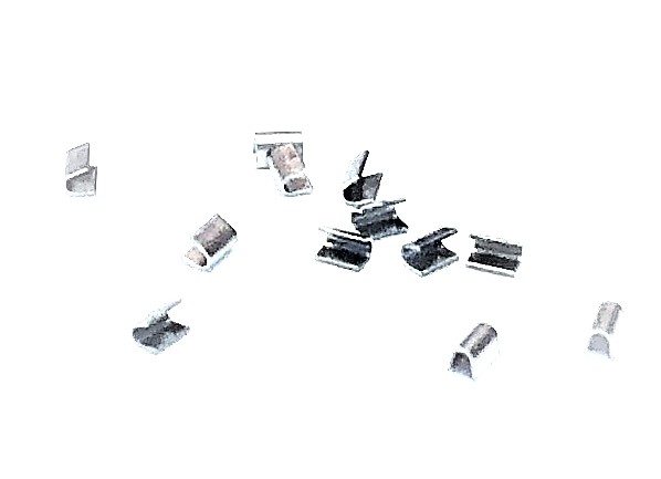 Crimp Magic Stops - Silver Magic-100/bag (27049)