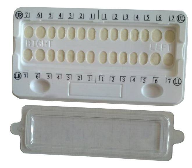 Bracket Pad White (25 per pack) (3809)