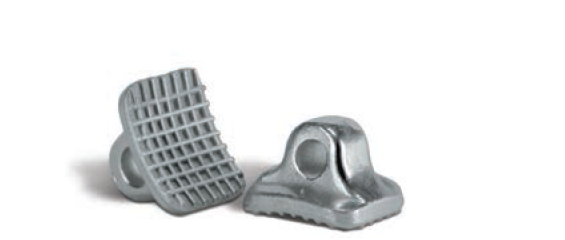 Direct Bond Eyelets Rectangular Curved Base (3879)