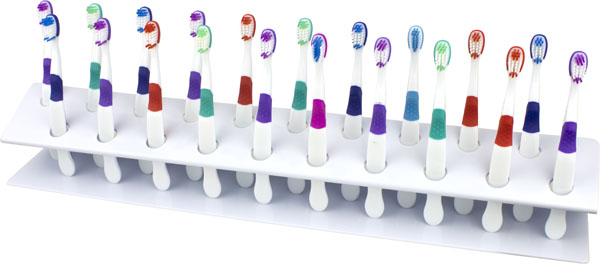 20 Count Toothbrush Rack - No Covers (3405)