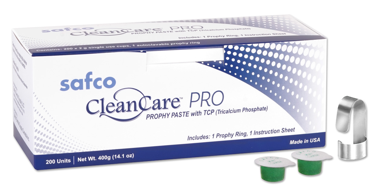 Safco cleancare pro prophy paste 200/box (39181)
