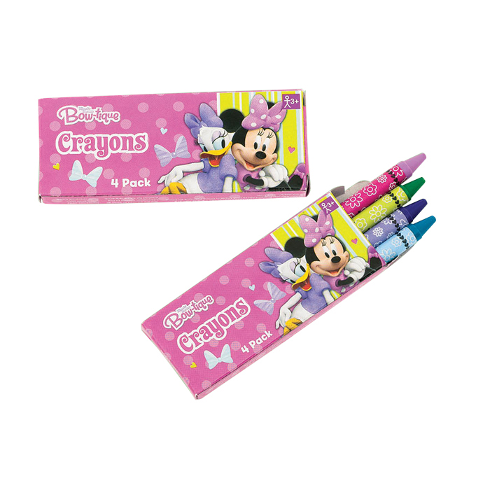 Minnie Mouse 4 Pack Crayons (27318)