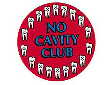 No Cavity Stickers (100 per roll) (21060)