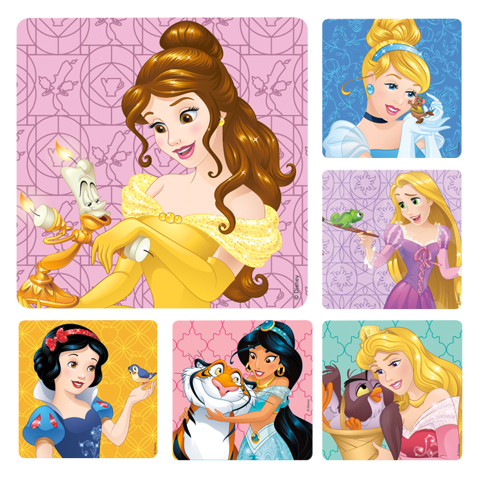 Disney Princess Classic Stickers - 100/roll (27407)