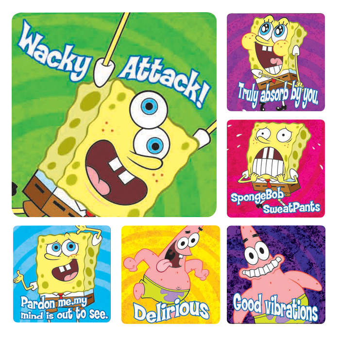 SpongeBob Squarepants Stickers - 100/roll (27422)