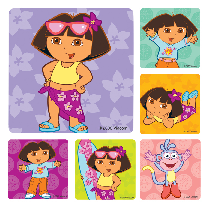 Dora Stickers - 100/roll (27423)