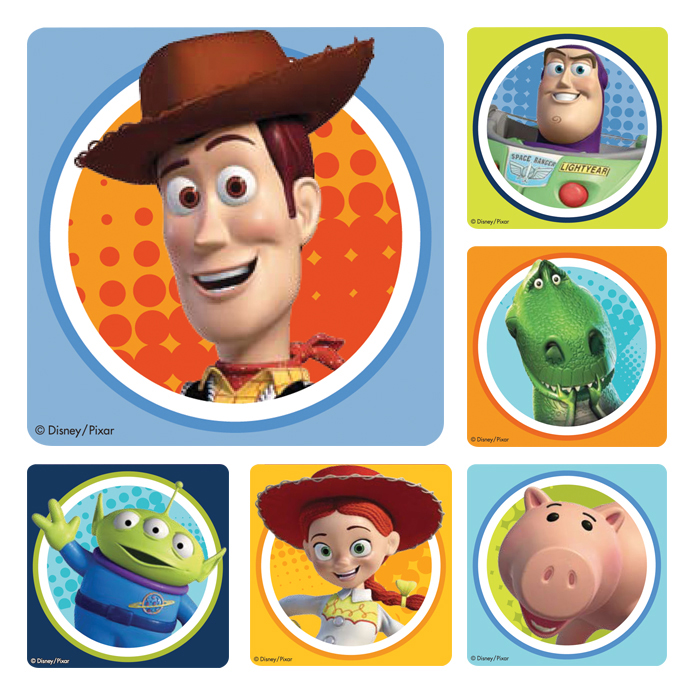 Toy Story Stickers - 100/roll (27432)