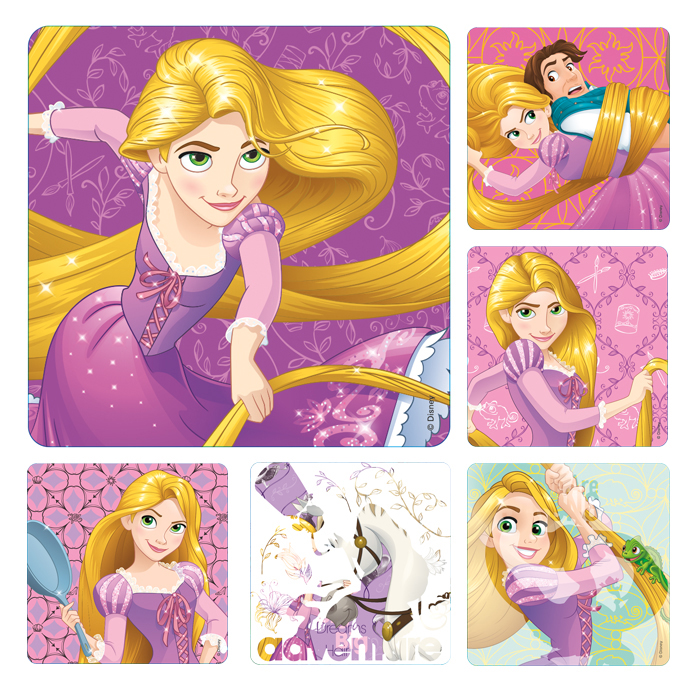 Disney's Tangled Stickers - 100/roll (27435)
