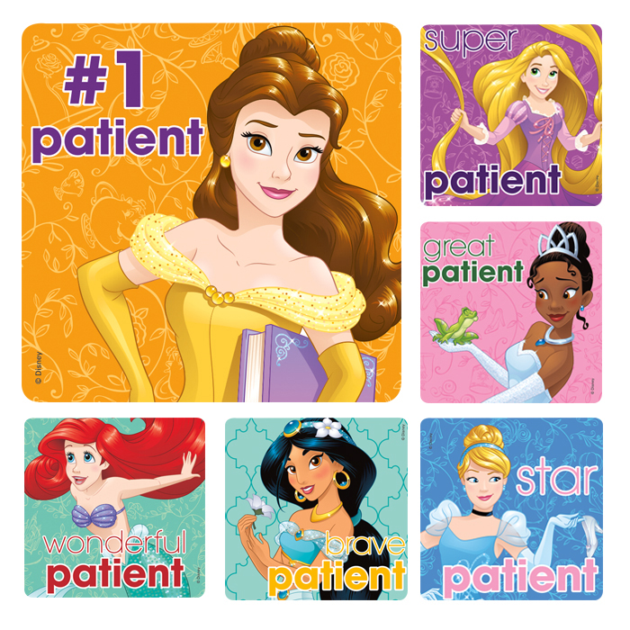 Disney Princess Patient Stickers - 100/roll (27460)