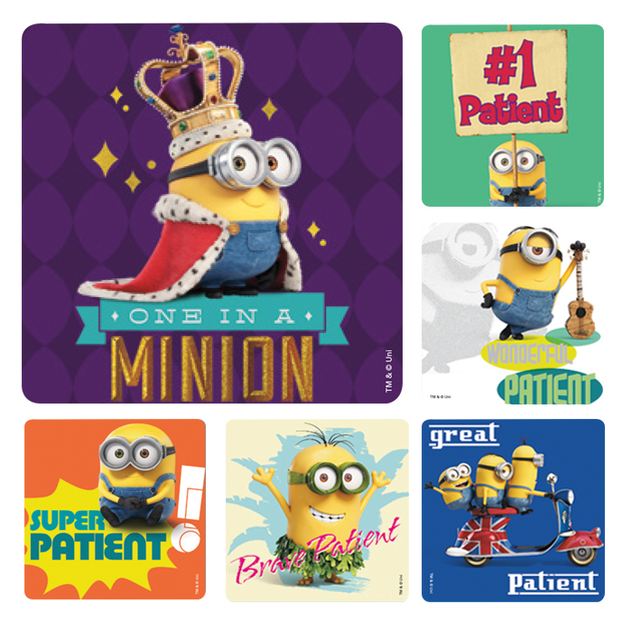 Minions Patient Stickers - 100/roll (27463)