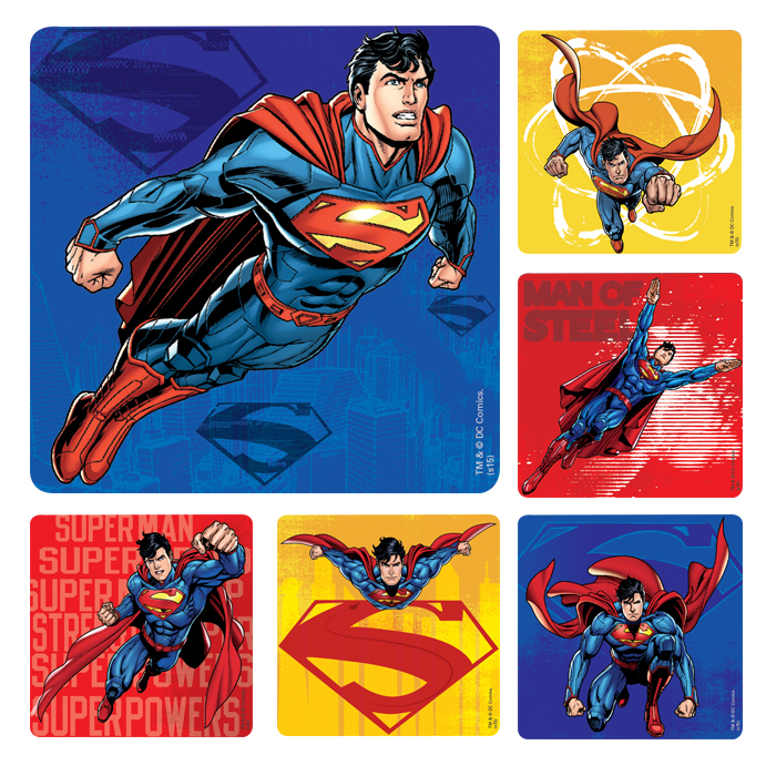 Superman Stickers - 100/roll (27465)