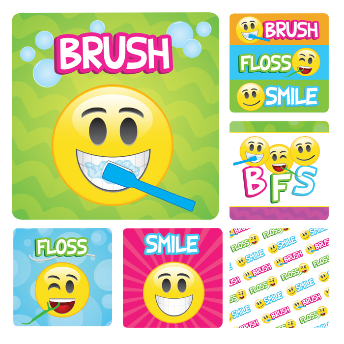 Emoji Stickers - 100/roll (27474)