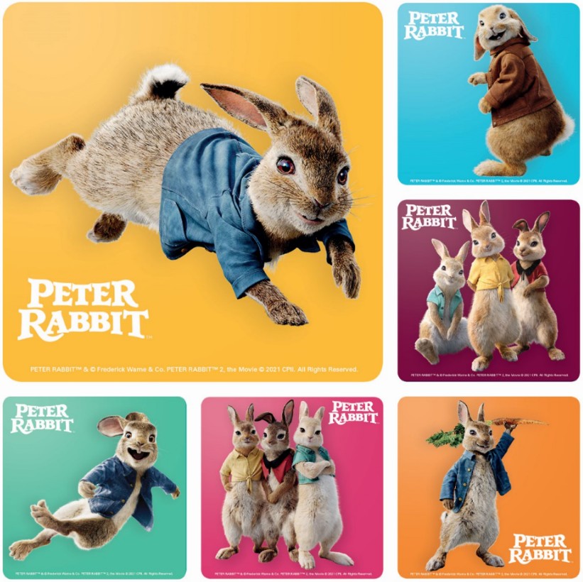 Peter Rabbit 2-The Runaway - 100 per roll (30114)