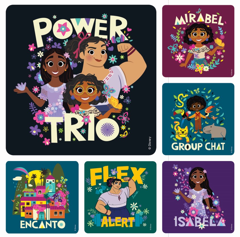 Encanto Stickers - 100 per roll (31686)