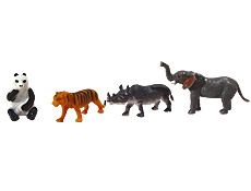 2.5" Stretchy Zoo Animals Assorted (36 per pack) (21045)