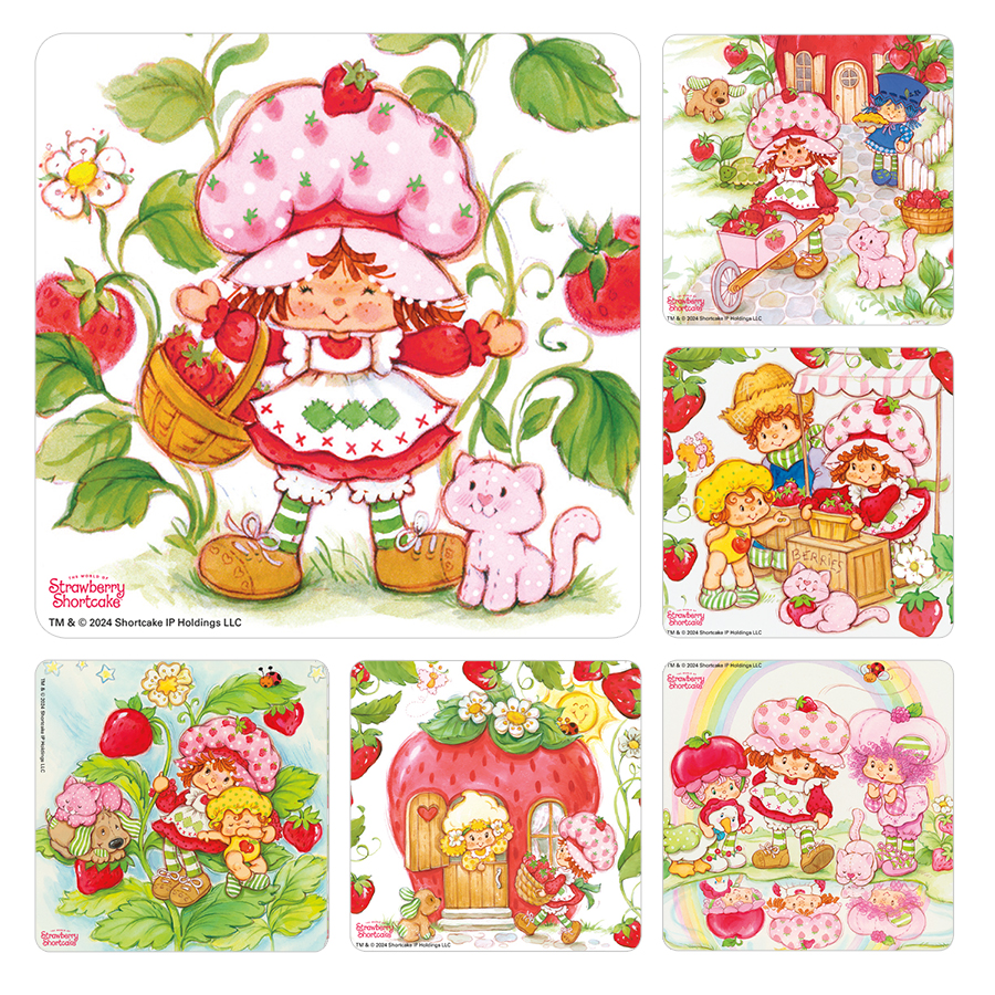 Strawberry Shortcake Stickers (100 per roll) (39764)