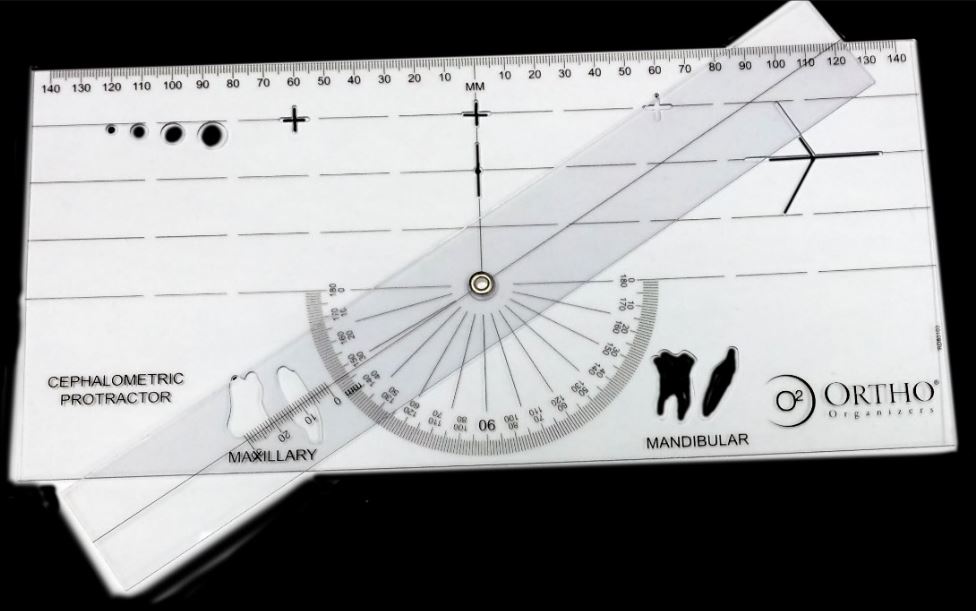 OrthoArch Cephalometric Ruler/Protractor (1ea) (10048)