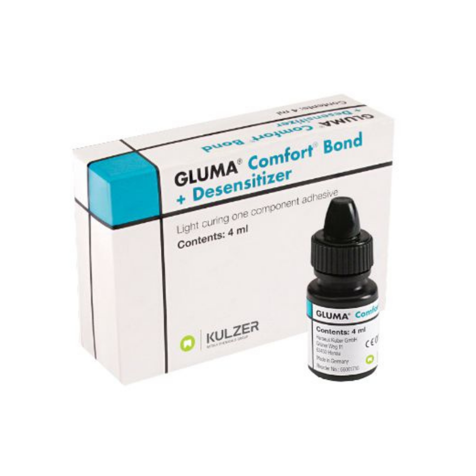 Gluma Comfort Bond & Desensitizer Total-Etch Adhesive, Single Pack, 4 ...