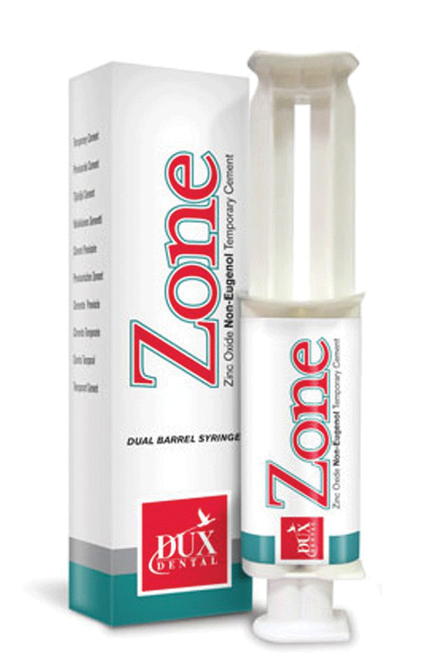 Zone Zinc Oxide Non-Eugenol Temporary Cement, Dual Barrel Syringe, 15 g ...